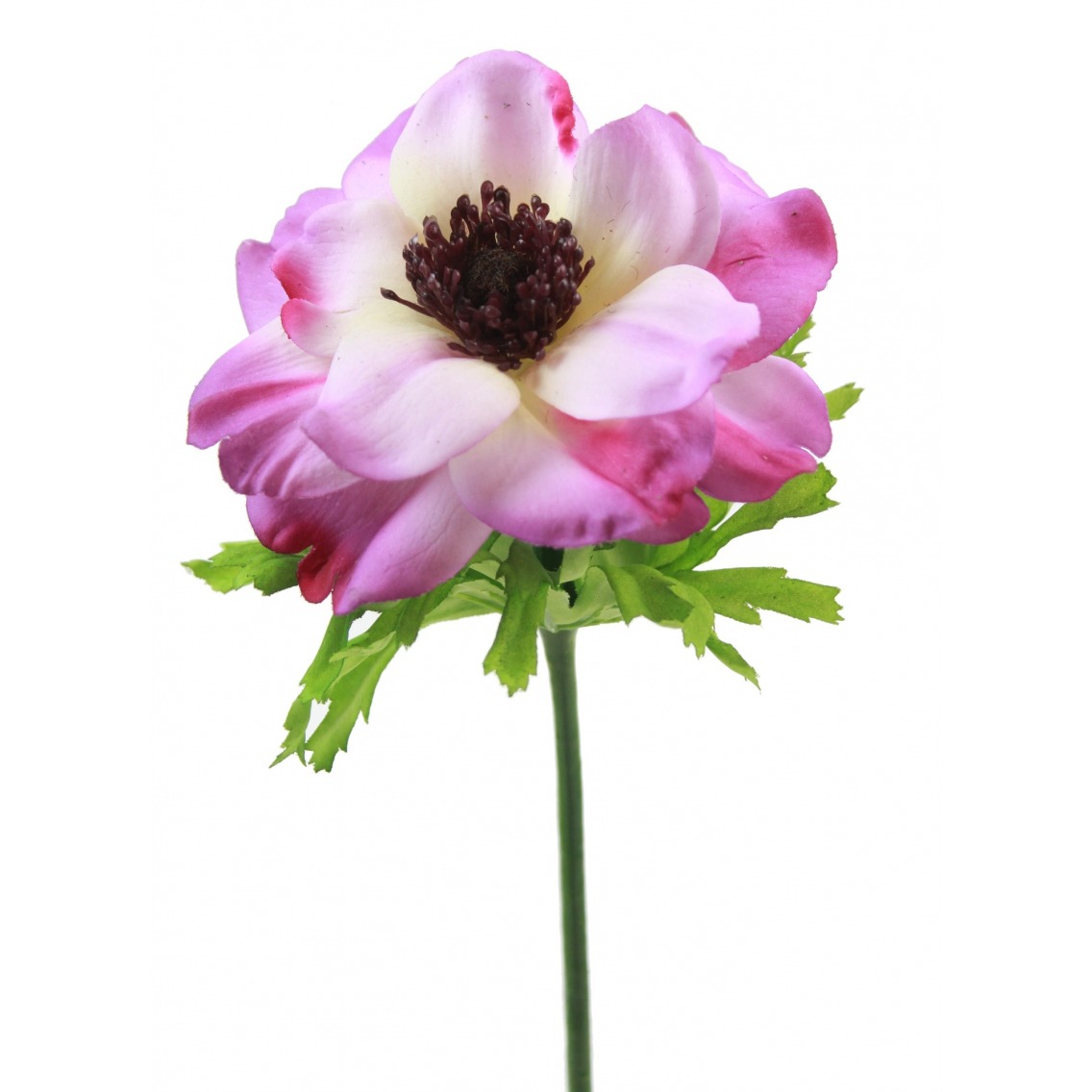 Fleur anémone artificielle parme 35 cm - Anémones artificielles ... Fleur anémone artificielle parme 35 cm - Anémones artificielles ...